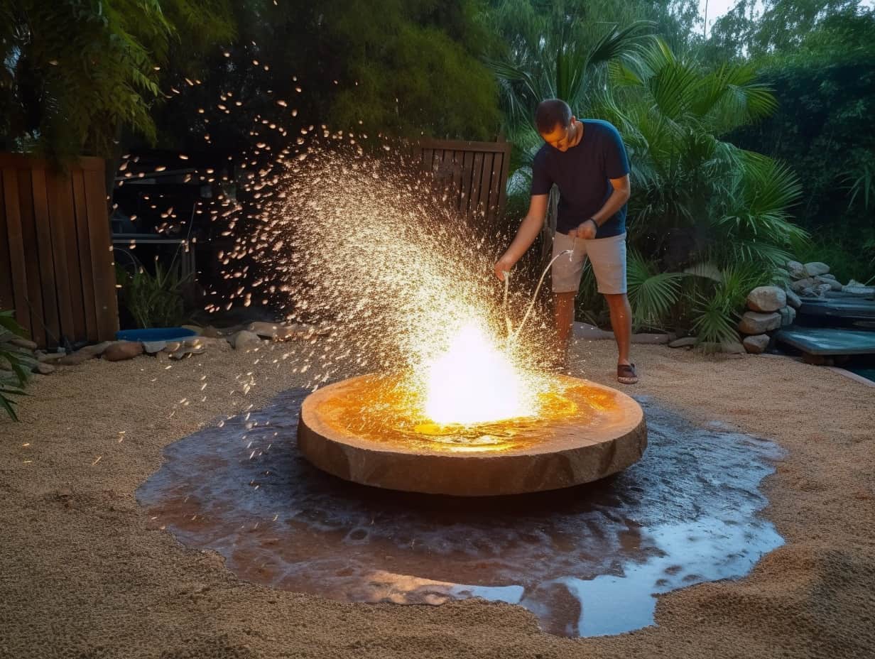 3 Effective Ways to Extinguish Your Fire Pit Fire - Clever Patio