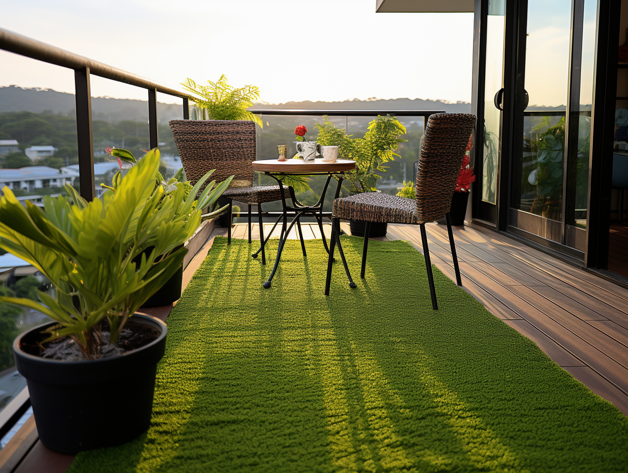 Choosing the Perfect Grass Mat for Your Balcony - Clever Patio