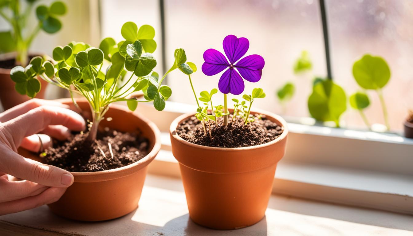 How To Grow A Purple Shamrock and Care Guide